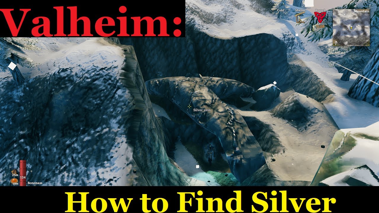 How to find silver with and without a wishbone. (Valheim) - YouTube