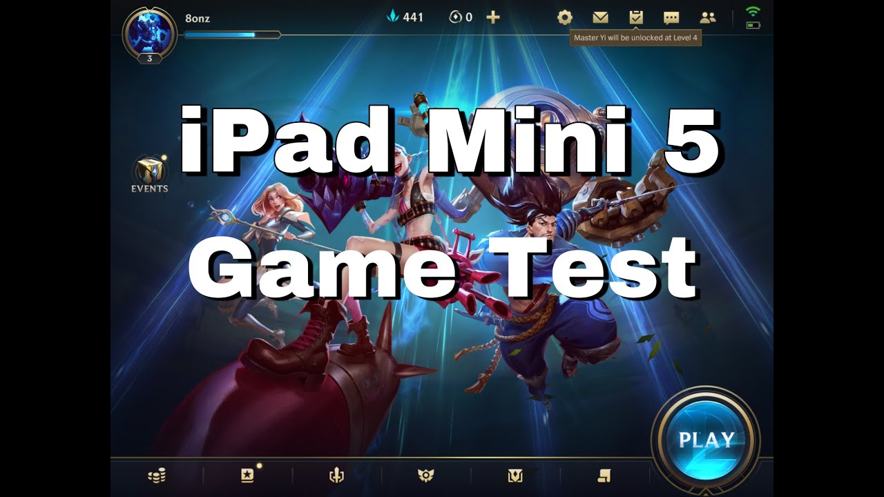 League of Legends | Wild Rift | iPad Mini 5 Game Test - YouTube