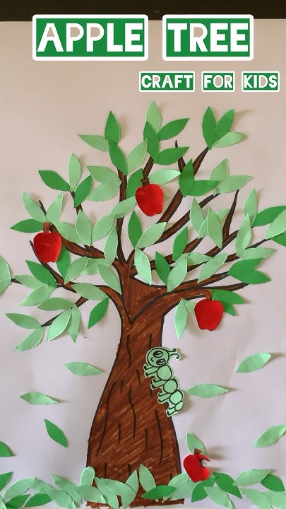Tree 🌳 Craft for Kids / How to Draw Tree | Easy Tree Craft For Colors ...