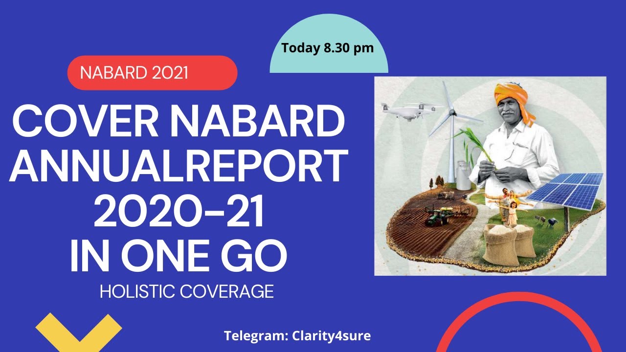 NABARD ANNUAL REPORT 2020-21 Summed Up in MCQ - YouTube