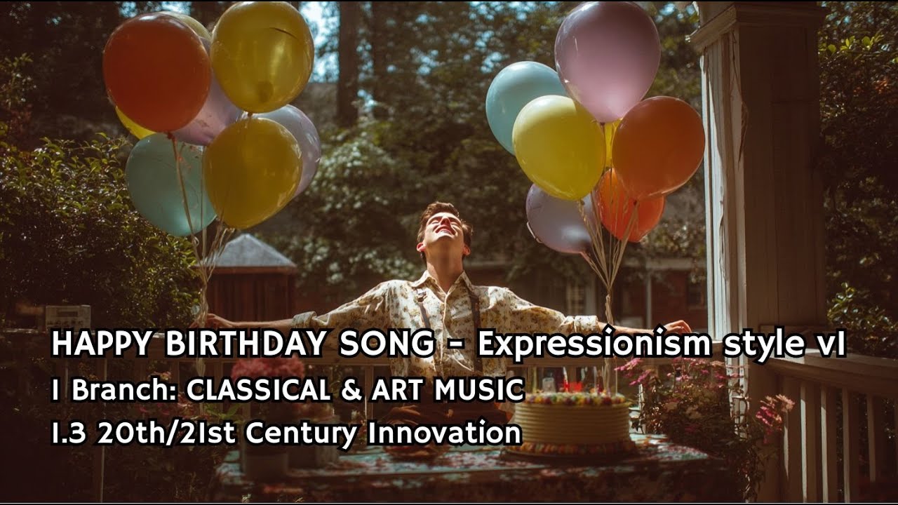 Happy birthday - Expressionism style v1 - YouTube