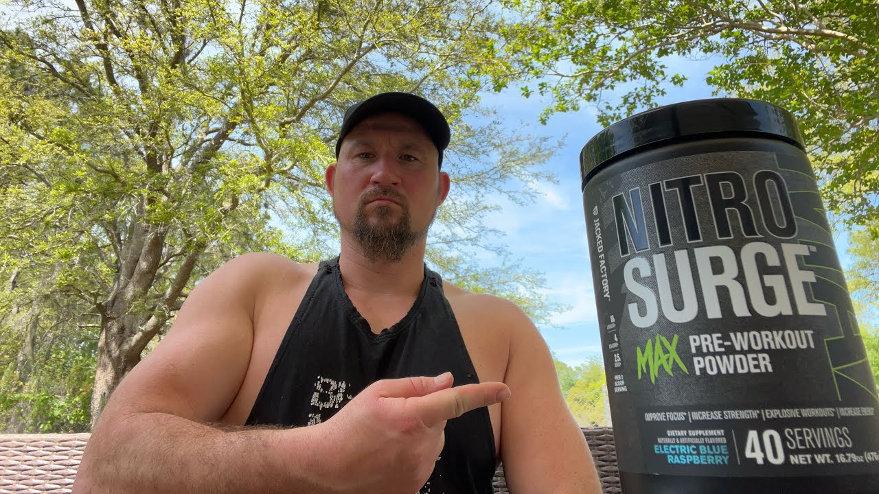 Nitro Surge Max pre workout Review monster pump - YouTube