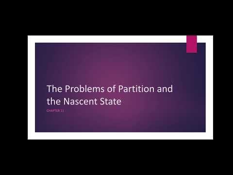 The Problems of Partition and the Nascent State of Pakistan- Part 1 ...