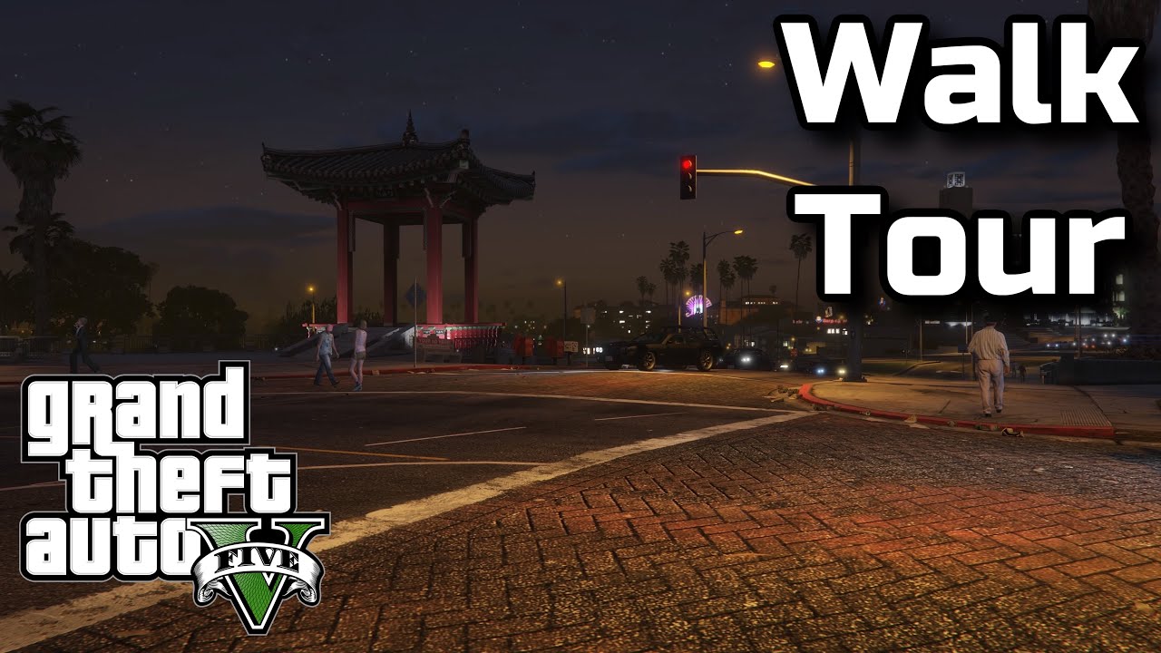 [4K] Walk Tour - Little Seoul - Grand Theft Auto V - YouTube
