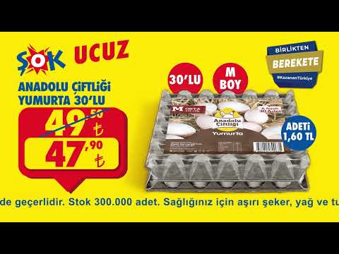 Anadolu Çiftliği Yumurta hem #ŞOK'ta hem de Cepte ŞOK'ta!