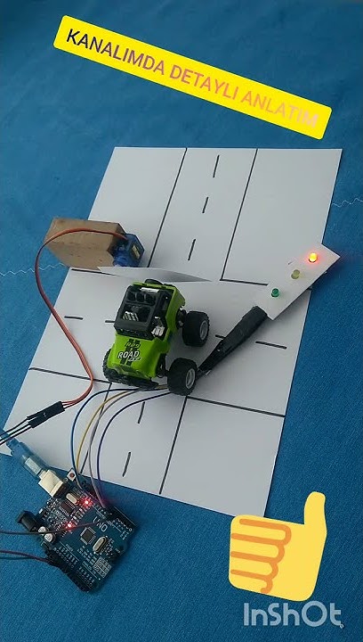 ARDUİNO İLE TRAFİK LAMBASI SERVO MOTOR KULLANARAK BARİYER YAPIMI - YouTube