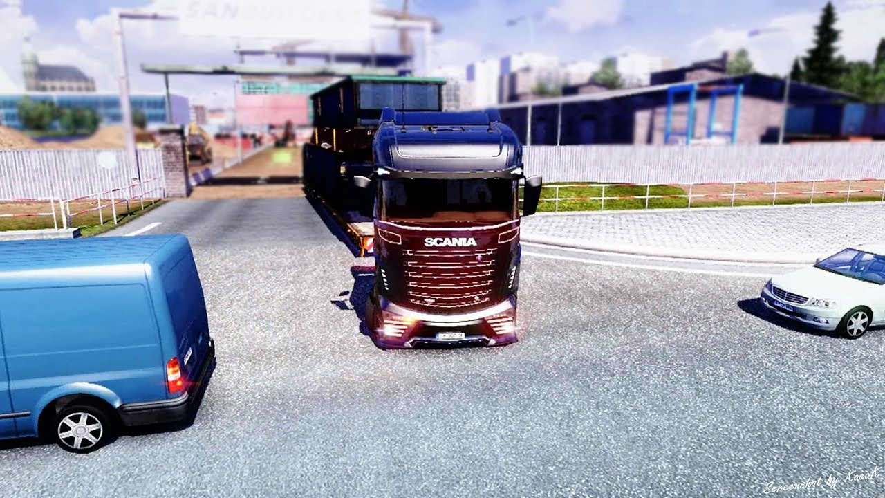 Euro Truck Simulator 2 | OVERSIZE LOAD! - Updated for 1.4.1+ | Scania ...