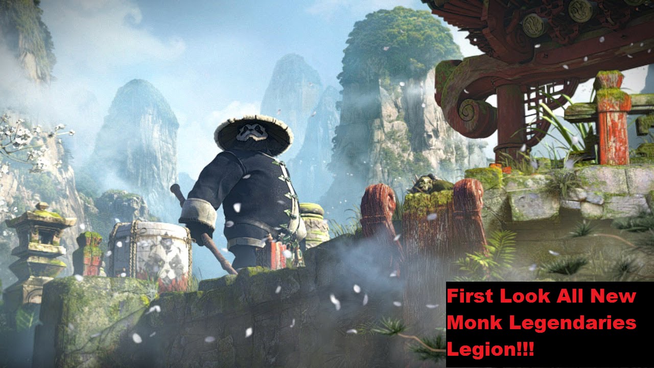 All New Legion Monk Legendaries First Look!! World Of Warcraft!! - YouTube