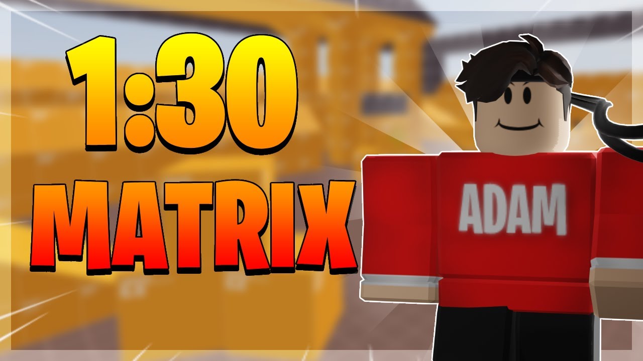 1:30 Automatics Matrix Speedrun (ROBLOX) - YouTube