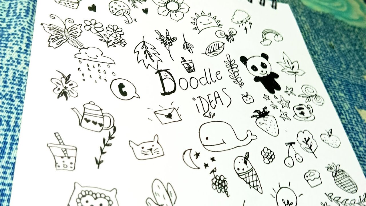 How to start doodle l Doodling idea's | easy doodling | #doodle # ...