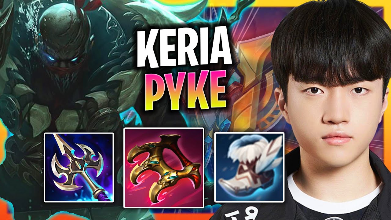 KERIA IS A GOD WITH PYKE SUPPORT! | T1 Keria Plays Pyke Support vs ...