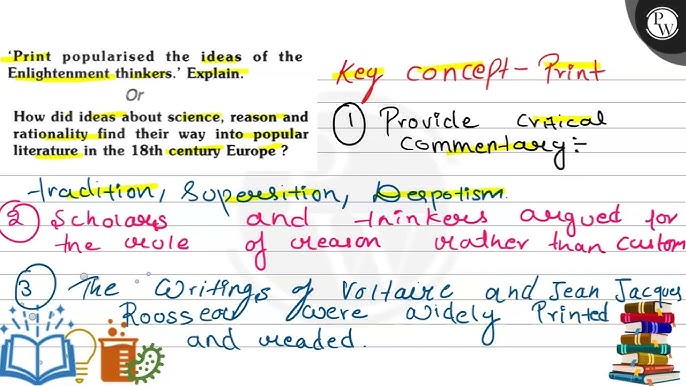 Enlightenment Thinkers Chart
