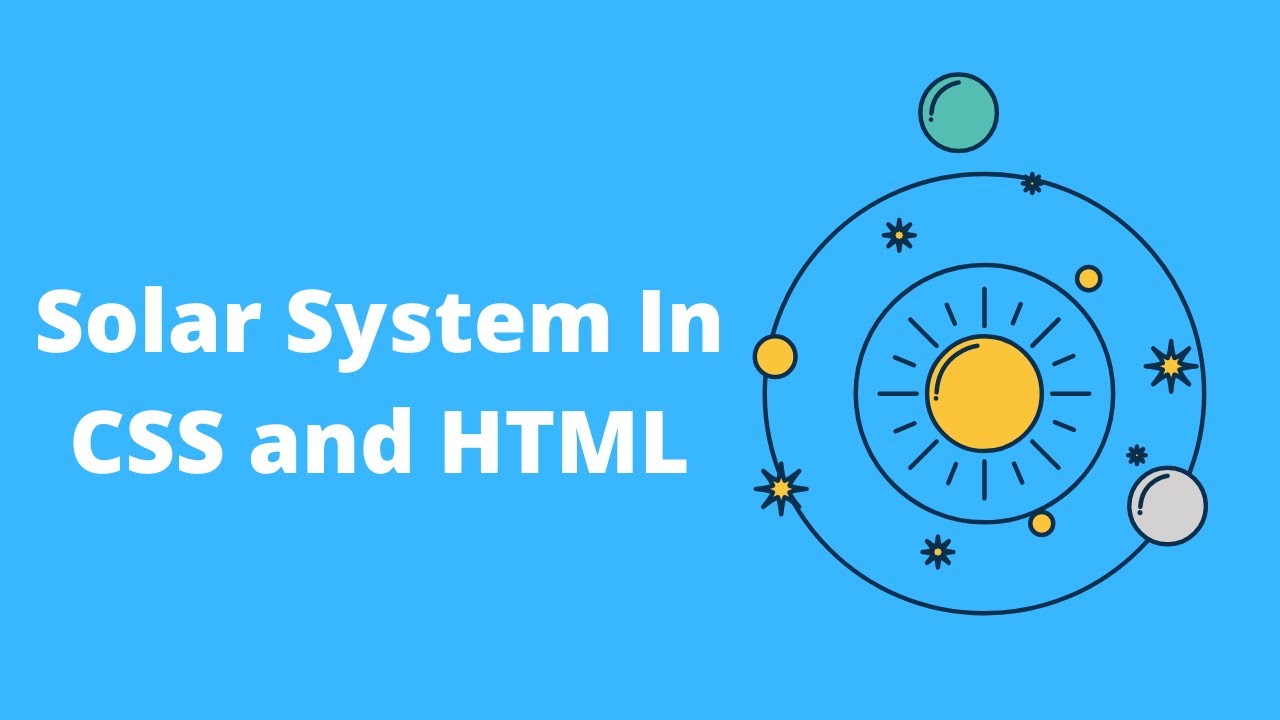 Solar System Animation In Css Css Animation Challenge Youtube 4311