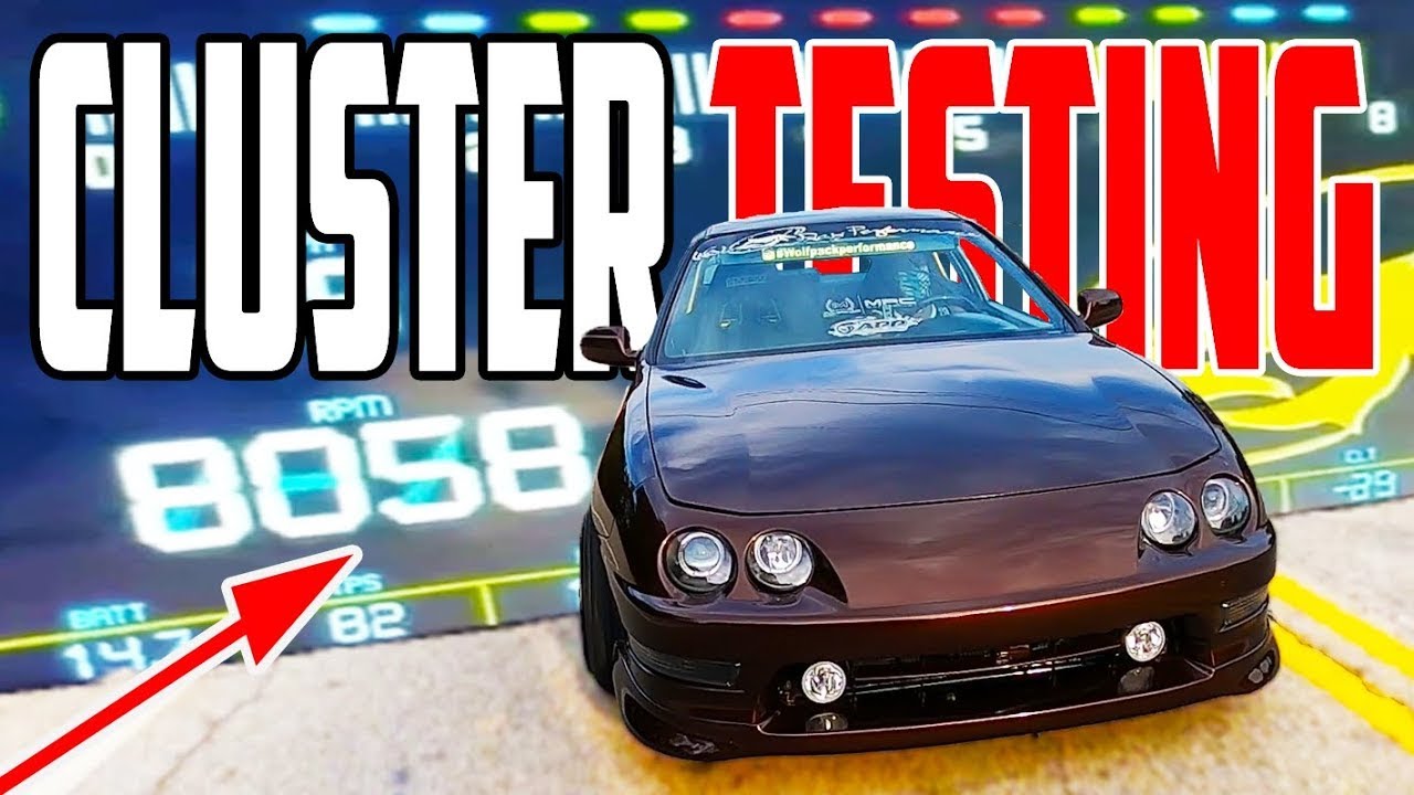 ACURA INTEGRA | DIGITAL CLUSTER TEST - YouTube