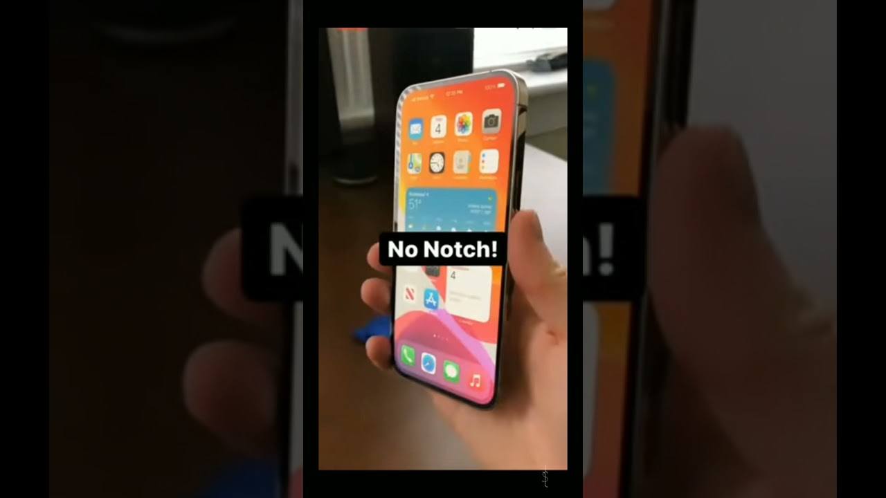Iphone 13 with no notch #short #shortvideo - YouTube