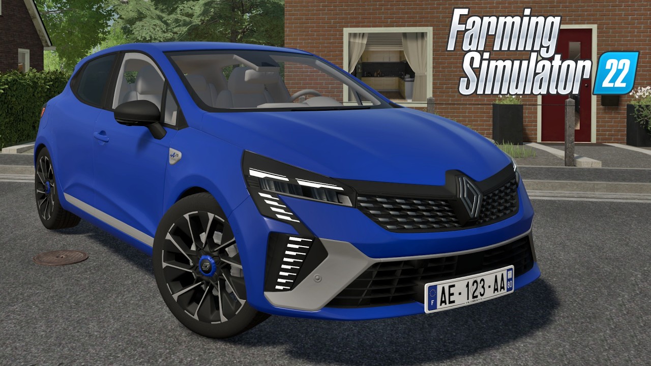 FS22 - 2024 Renault Clio V Esprit Alpine - NEW CAR mod for Farming ...