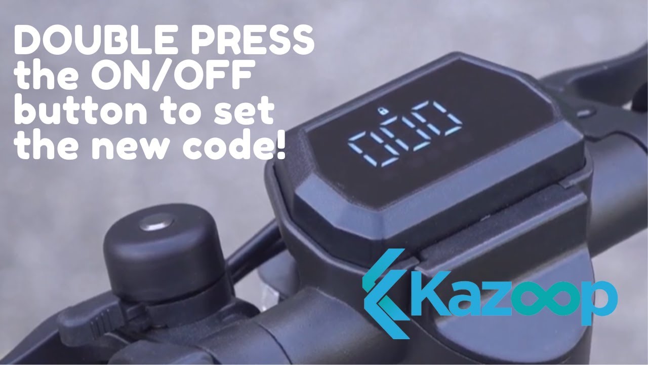 Carrera E-Scooter Pin Code Set Up Guide - YouTube