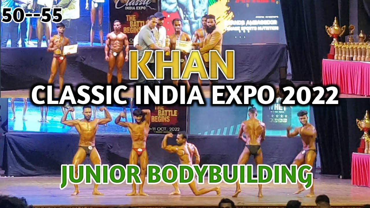 junior bodybuilding | 50-55 kg | khan classic india expo 2022 | akki ...