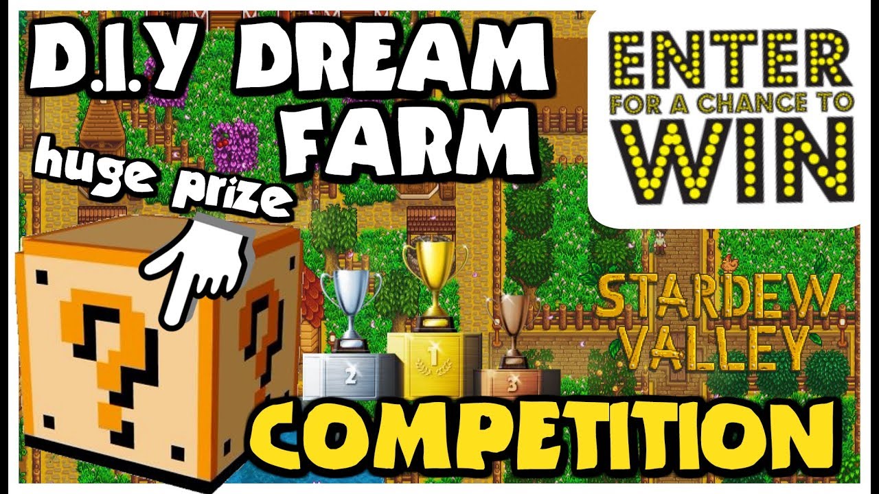 I've Started a Stardew Valley COMPETITION!| Everyone Can Enter For FREE ...