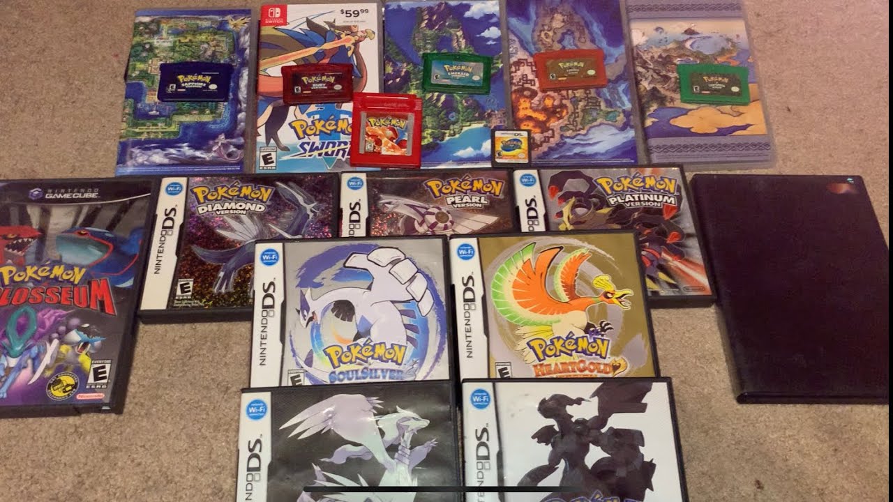 My Pokemon Game Collection: 1000 Views Special - YouTube