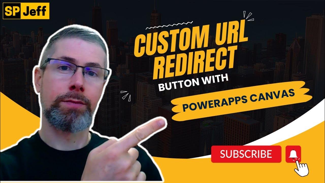 PowerApps Canvas Exit button with Custom URL Redirect - YouTube