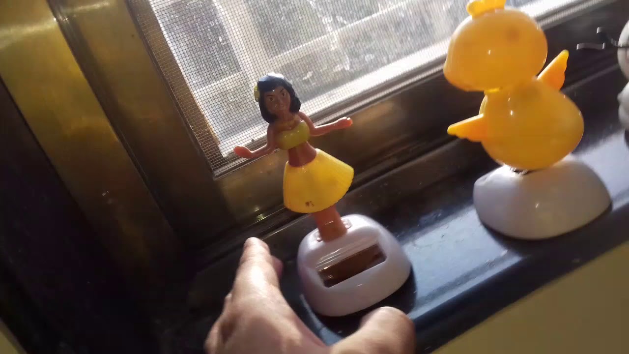 Solar power dancing toy!☺☺ - YouTube