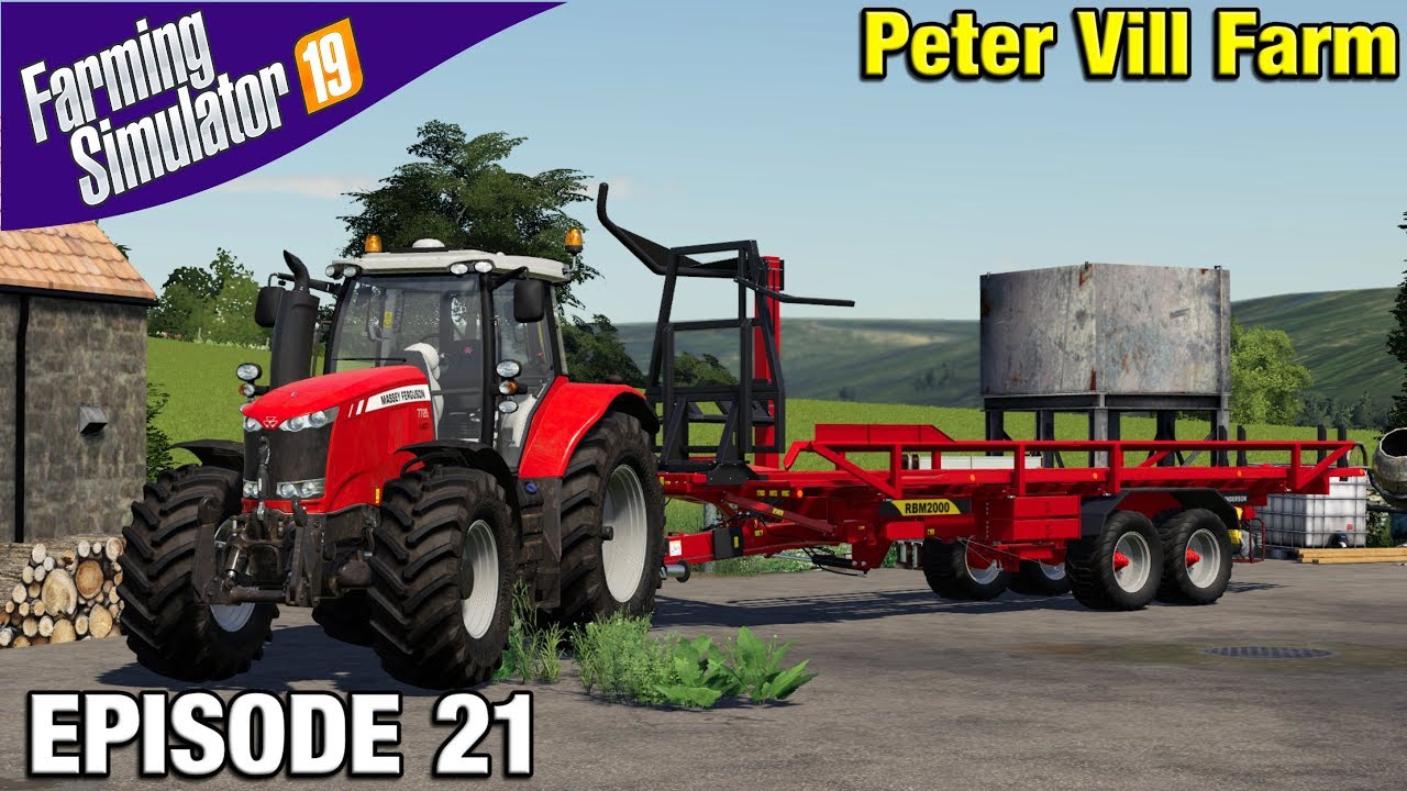 BALE WORK IN A NEW FIELD Farming Simulator 19 Timelapse - Peter Vill ...