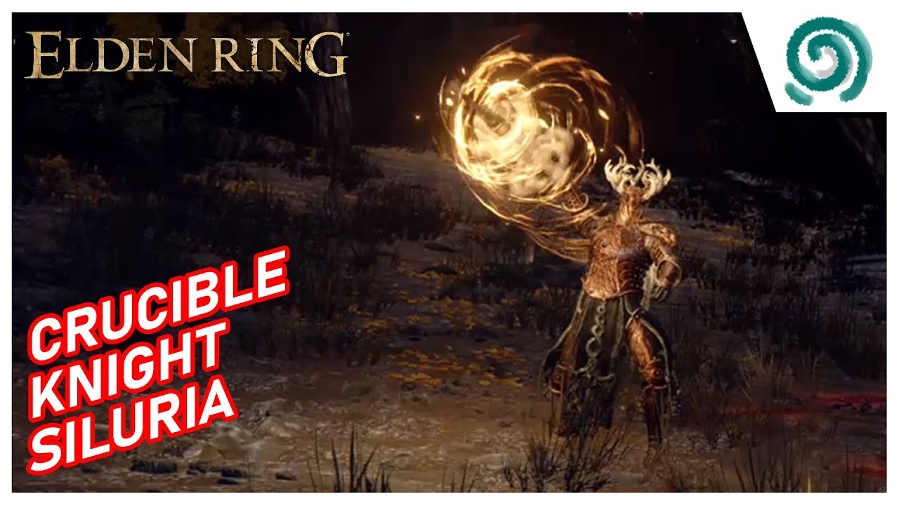 Elden Ring - Crucible Knight Siluria | Deeproot Depths - YouTube