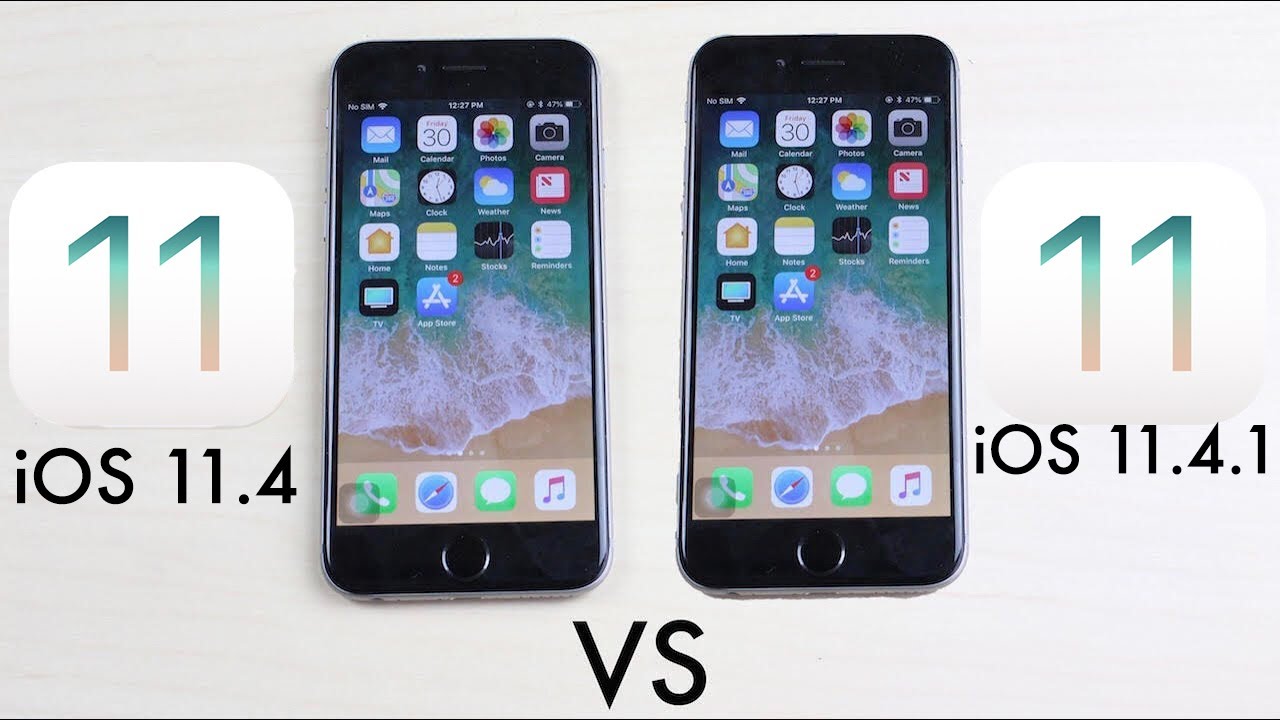 iOS 11.4.1 Vs iOS 11.4 On iPHONE 6! (Comparison) (Review) - YouTube