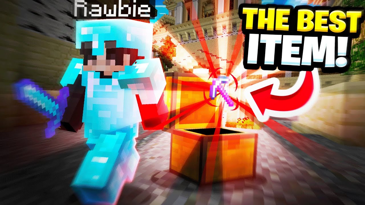 USING THE MOST *OP* ITEM ON THE SERVER... *RICH* | Minecraft Skyblock ...