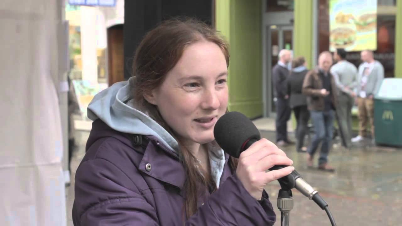 Anna Tuck reads 'Huddersfield Market' - YouTube