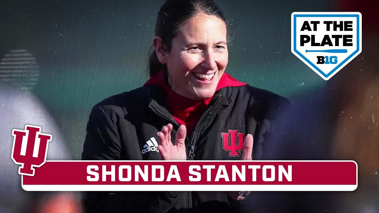 Spotlighting Shonda Stanton | Indiana Softball | At The Plate - YouTube