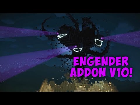 ENGENDER ADDON V10 IS OUT!|MCPE Addon! - YouTube