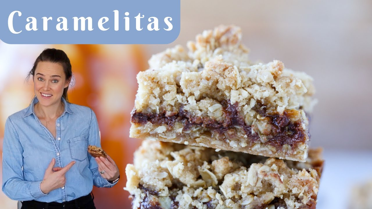 CARAMELITAS: The caramel oat bars recipe for caramel-lovers! - YouTube