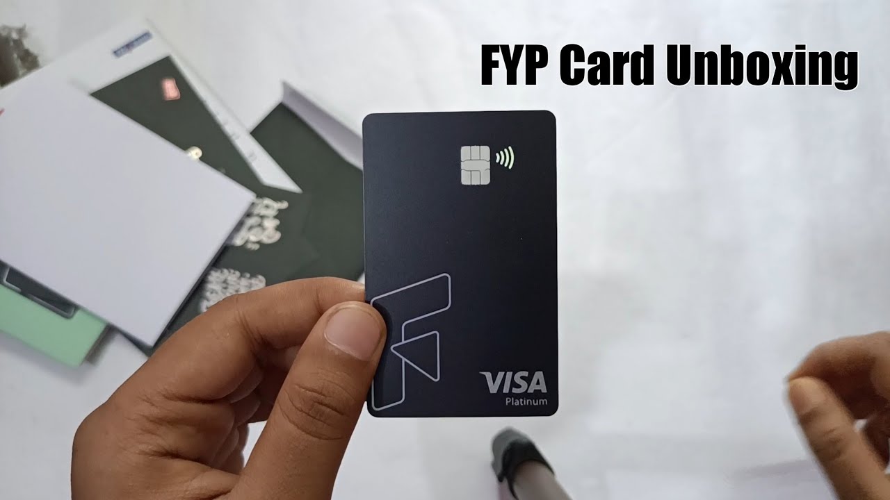 fyp card unboxing. fyp app card unboxing. best card with atm withdrawal ...