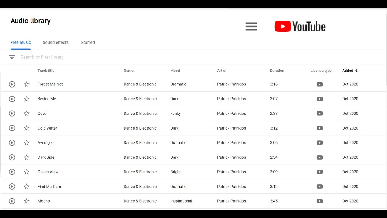 Youtube Library Audio - YouTube