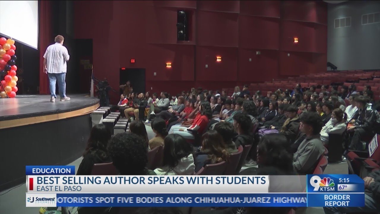 New York Times best-selling author Neal Shusterman visits Socorro ISD ...