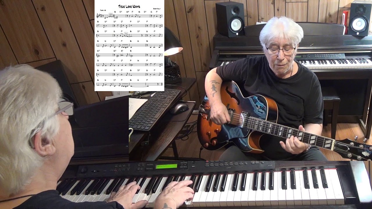 True Love Ways - Jazz guitar & piano cover ( Buddy Holly ) - YouTube