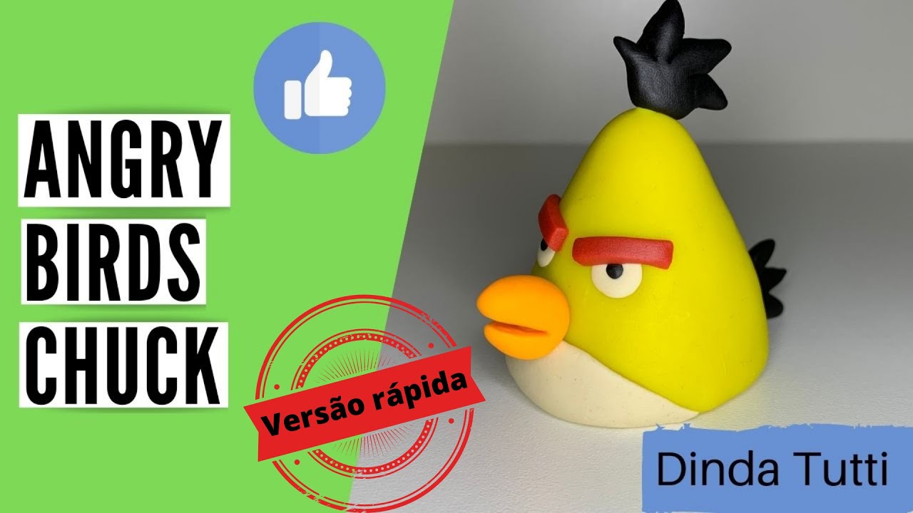 Chuck Angry birds de massinha - Versão rápida / Play doh Chuck - YouTube