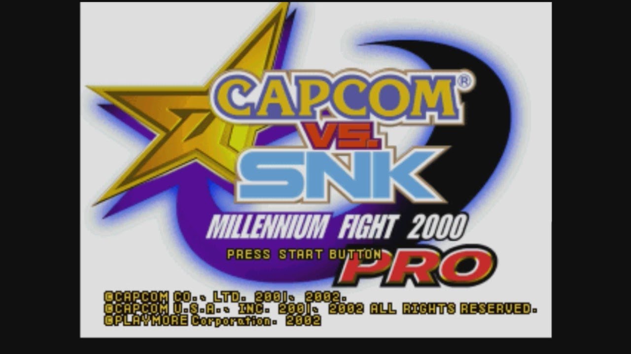 Capcom vs SNK Millennium Fight 2000 Pro - PS1 - YouTube