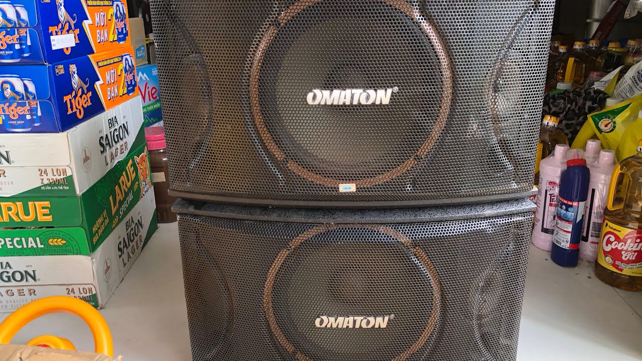 Loa Omaton P-748 Deluxe cao cấp bass 25 chất âm rất hay. Loa rin 100% ...