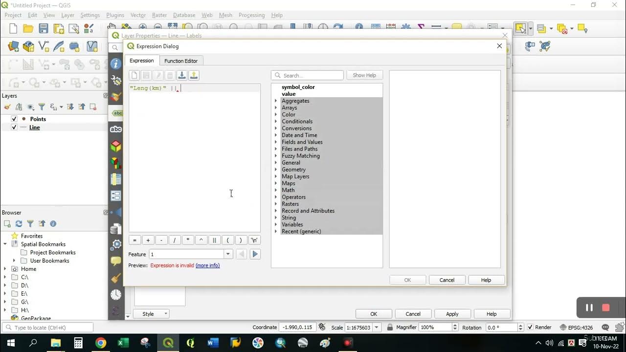 Adding Unit or text to Label QGIS 3 - YouTube