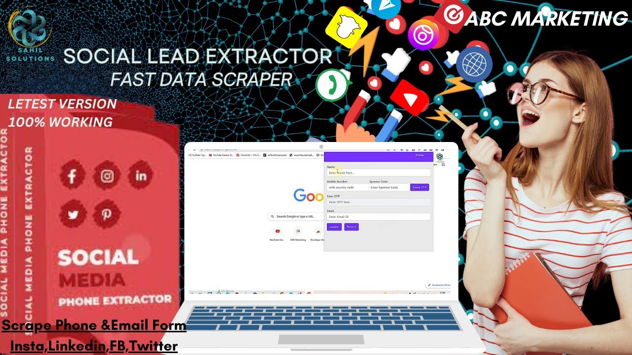 Social Lead Extractor Chrome Extension Phone & Email extractor fast ...