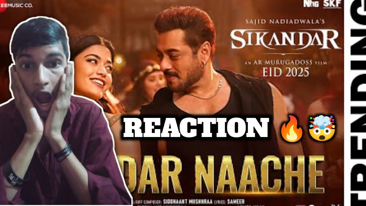 Sikandar Nacche Song Reaction | Salman Khan | Rashmika Mandana | RBH Review Junction - YouTube