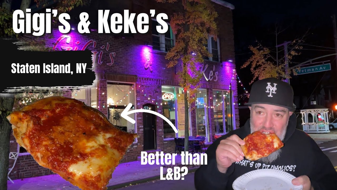 Pizza review: GIGI'S & KEKE'S (Staten Island, NY) - YouTube
