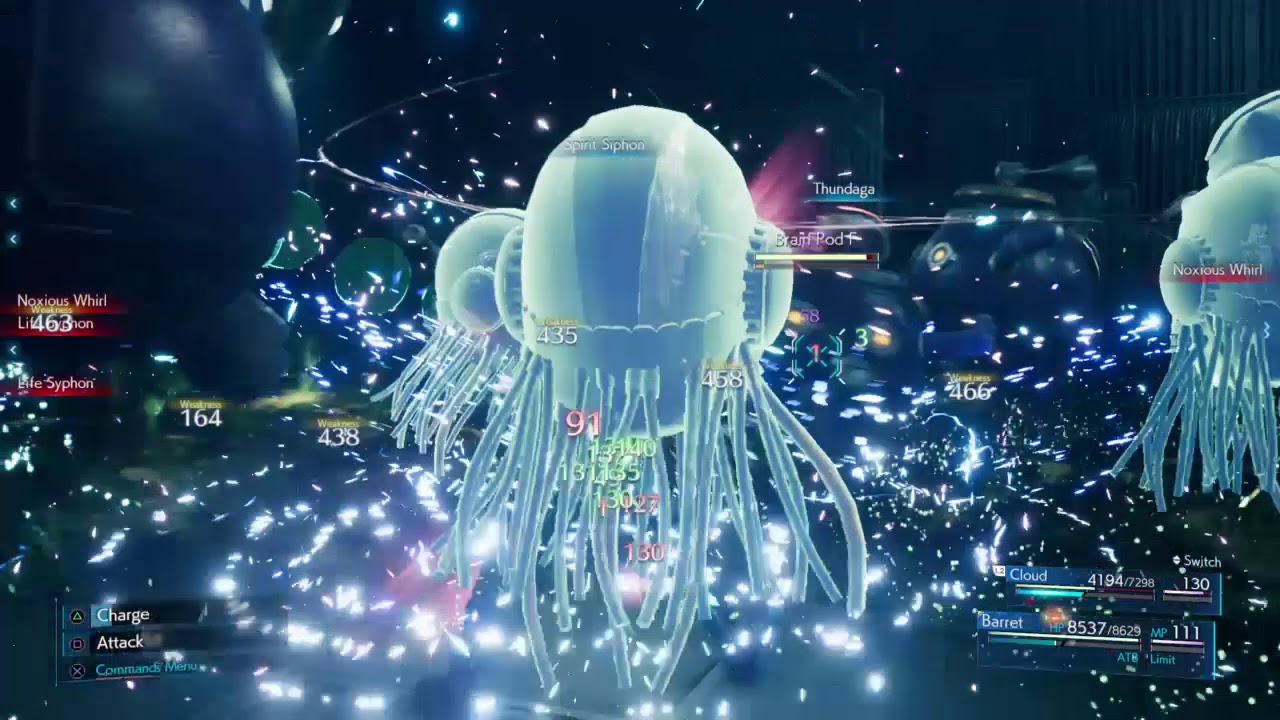 FFVII Remake - Brain Pod Hard Mode - YouTube