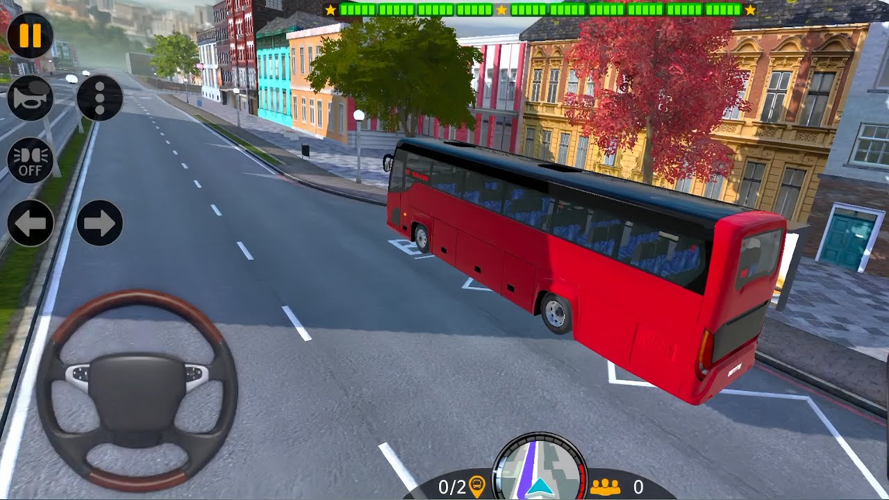Steering wheel, buttons or tilting controls - Bus Simulator - YouTube