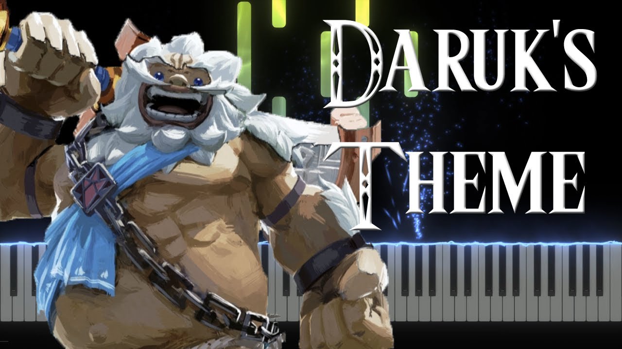 Daruks Theme - The Legend of Zelda Breath of the Wild [Piano tutorial ...