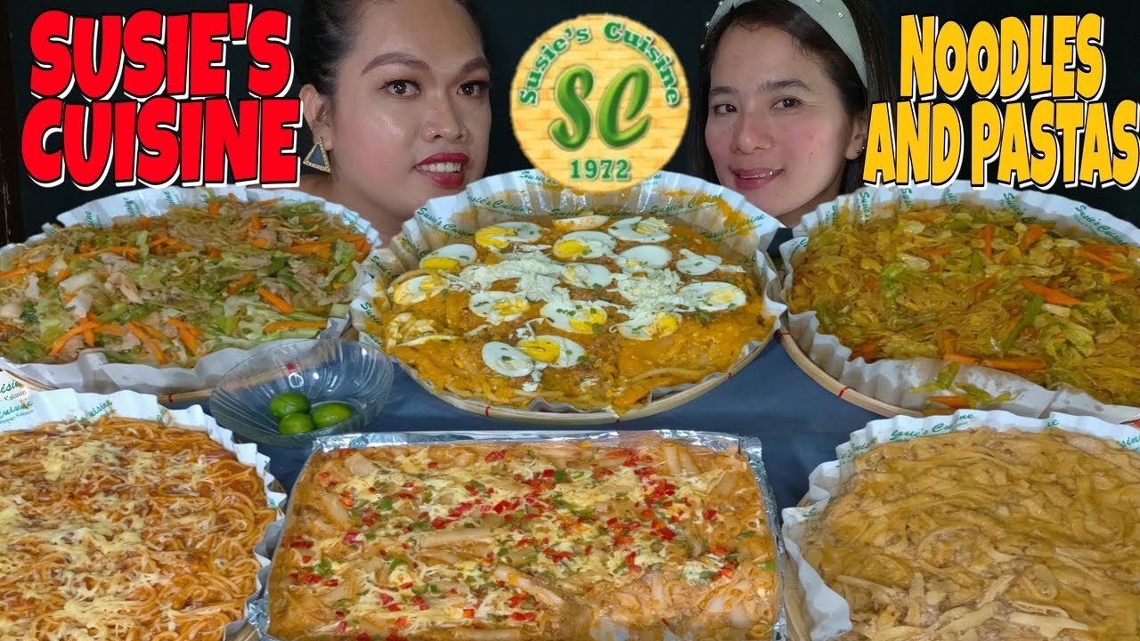 SUSIE'S CUISINE PANCIT AND PASTA MENUS MUKBANG COLLABORATION WITH ...