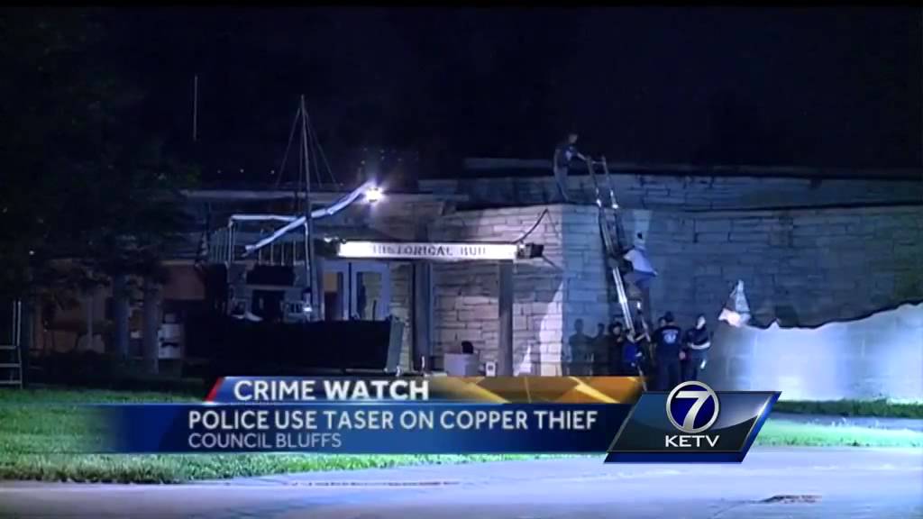 Suspected copper thief caught in Council Bluffs - YouTube